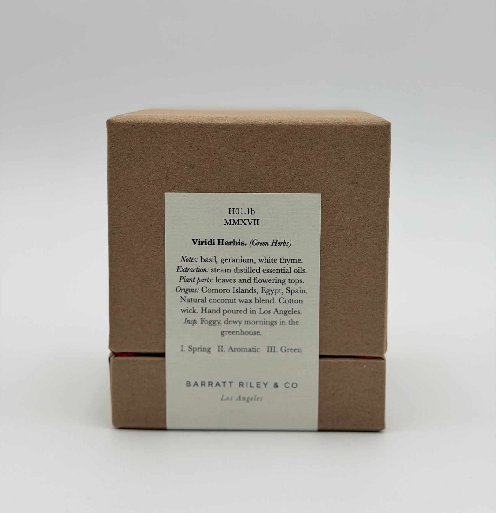 Barratt Riley & Co Viridi Herbis Botanical Candle – Jiyu